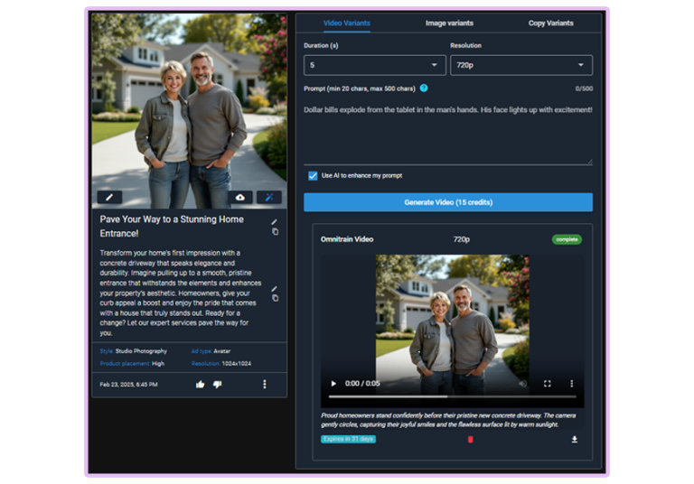 Omnitrain: The #1 High Converting AI Ads Maker